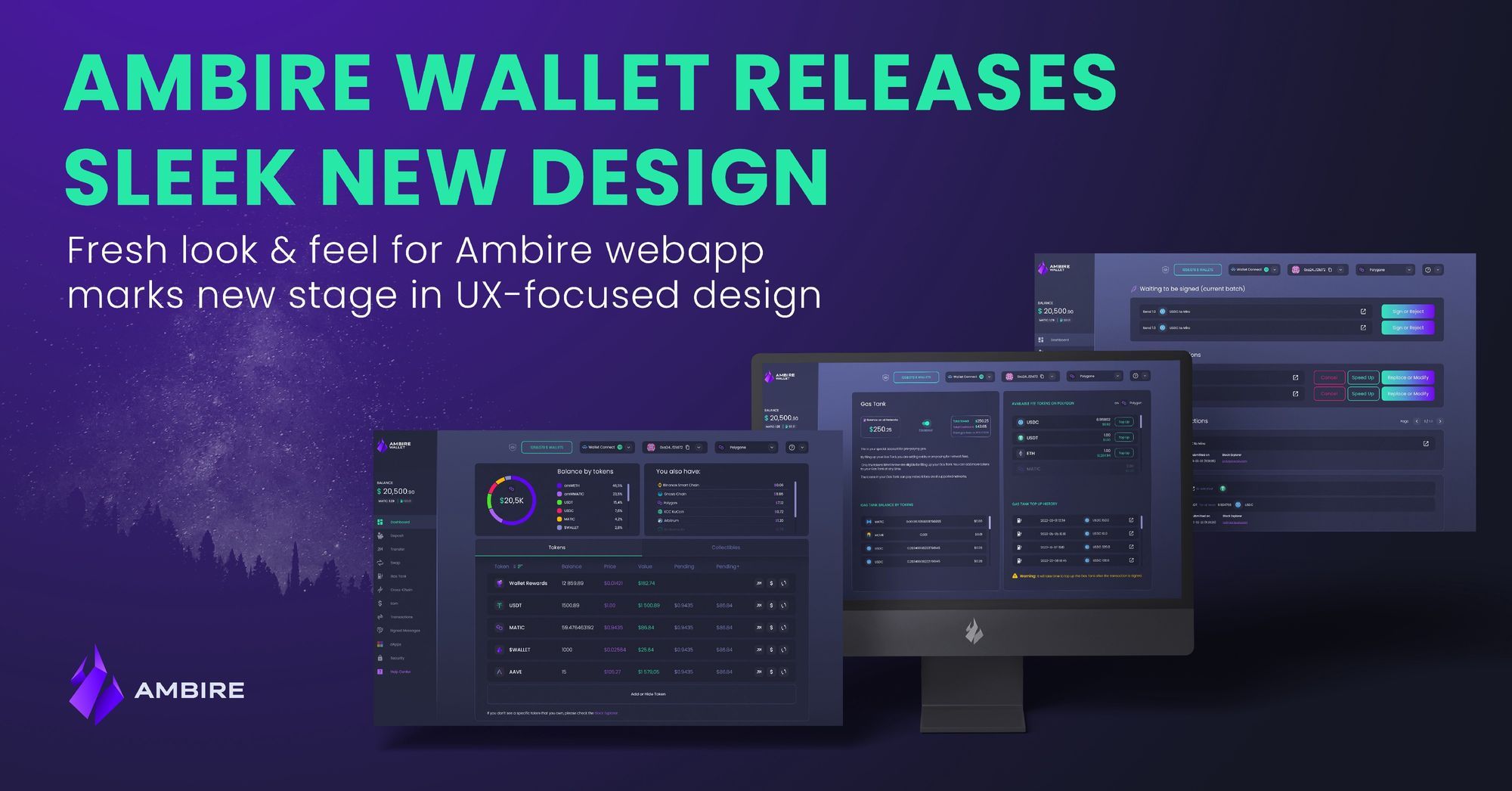 Ambire Wallet's New Design: A Sleek User Experience
