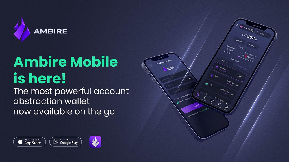 The Ambire Mobile Wallet Is Available on iOS and Android