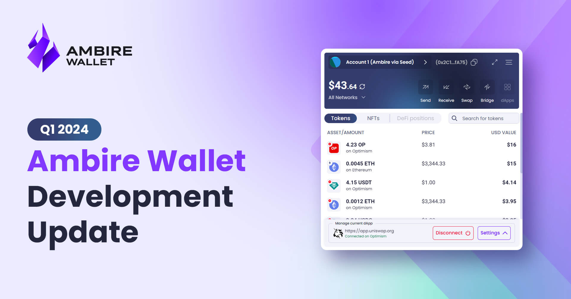 Ambire Wallet Dev Update Q1 2024 | Ambire Extension Is Coming